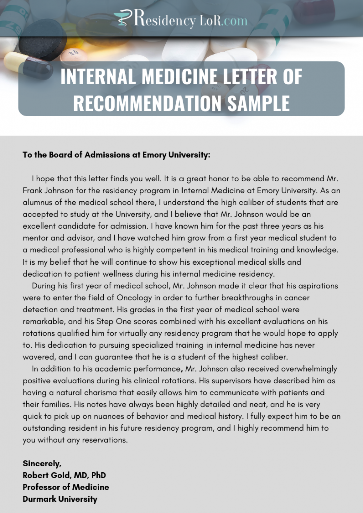 Sample Letter Of Recommendation For Internal Medicine Residency sample-letter-of-recommendation-for-internal-medicine-residency